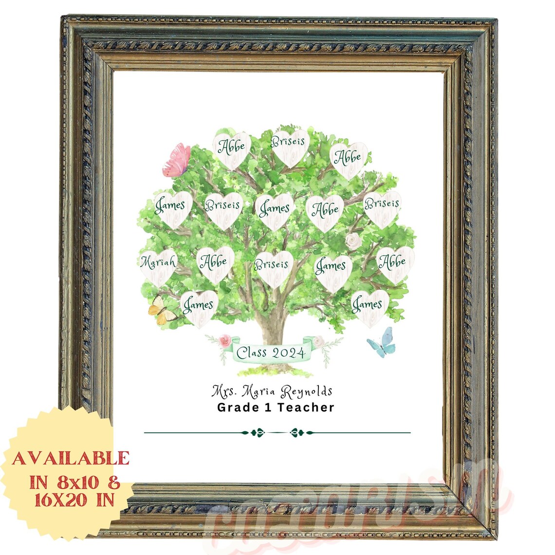 Classroom Tree Template Student Tree Classmate Tree Classroom Tree ...