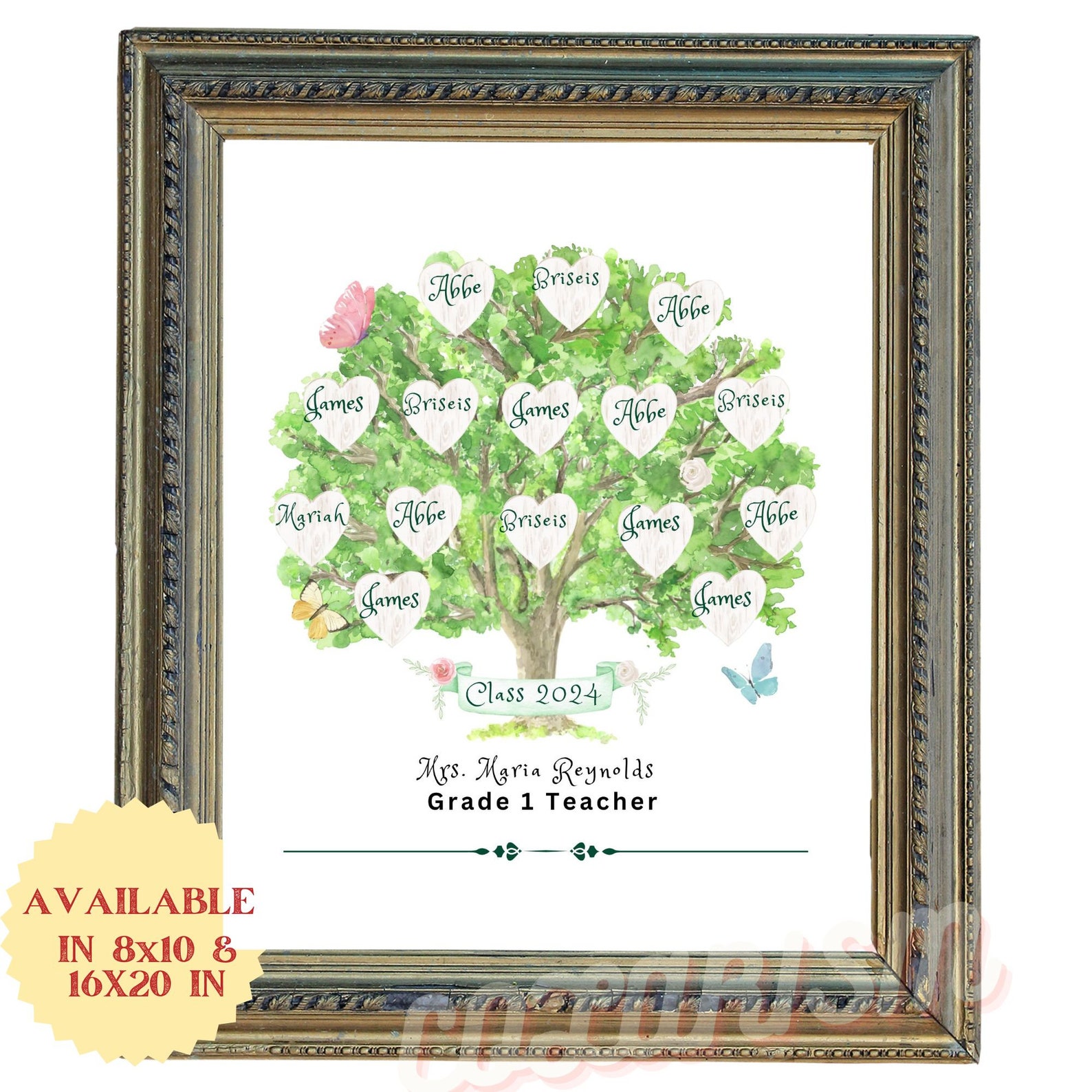 Classroom Tree Template Student Tree Classmate Tree Classroom Tree ...