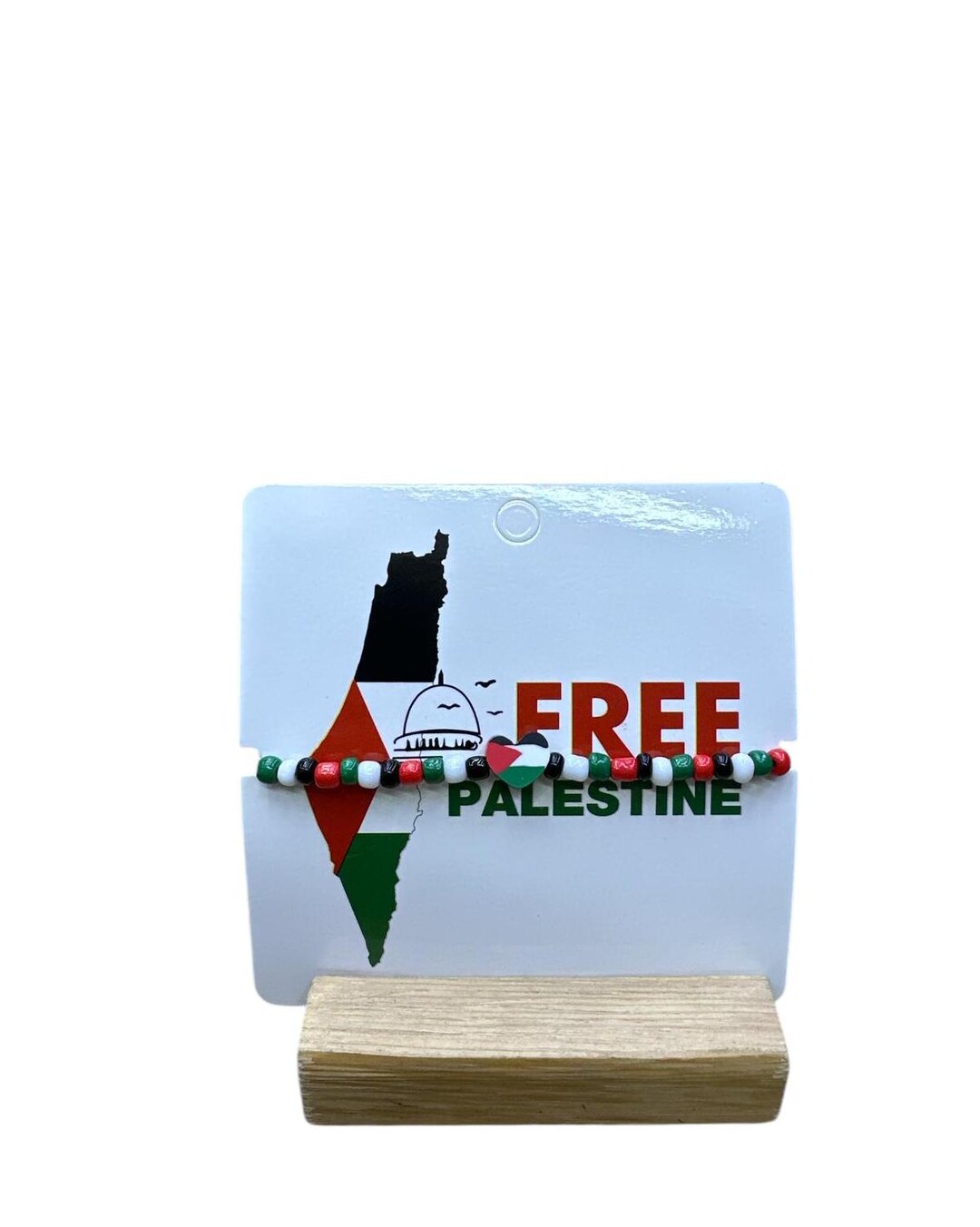 Palestine, Palestine Flag Polymer Clay Fimo Beads, Palestine ...