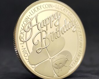 Happy Birthday Coin - Etsy