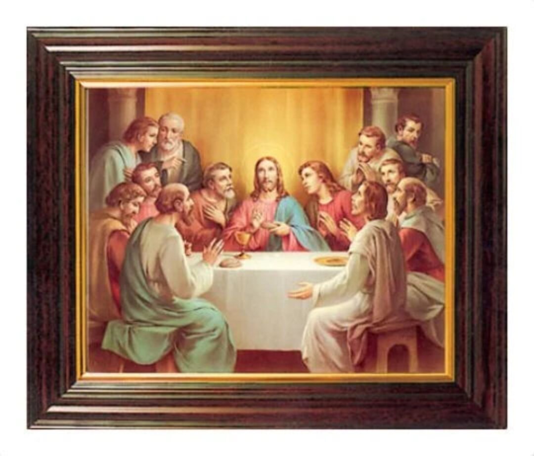 The Last Supper Our Lord Jesus Christ & the 12 Disciples / Apostles ...