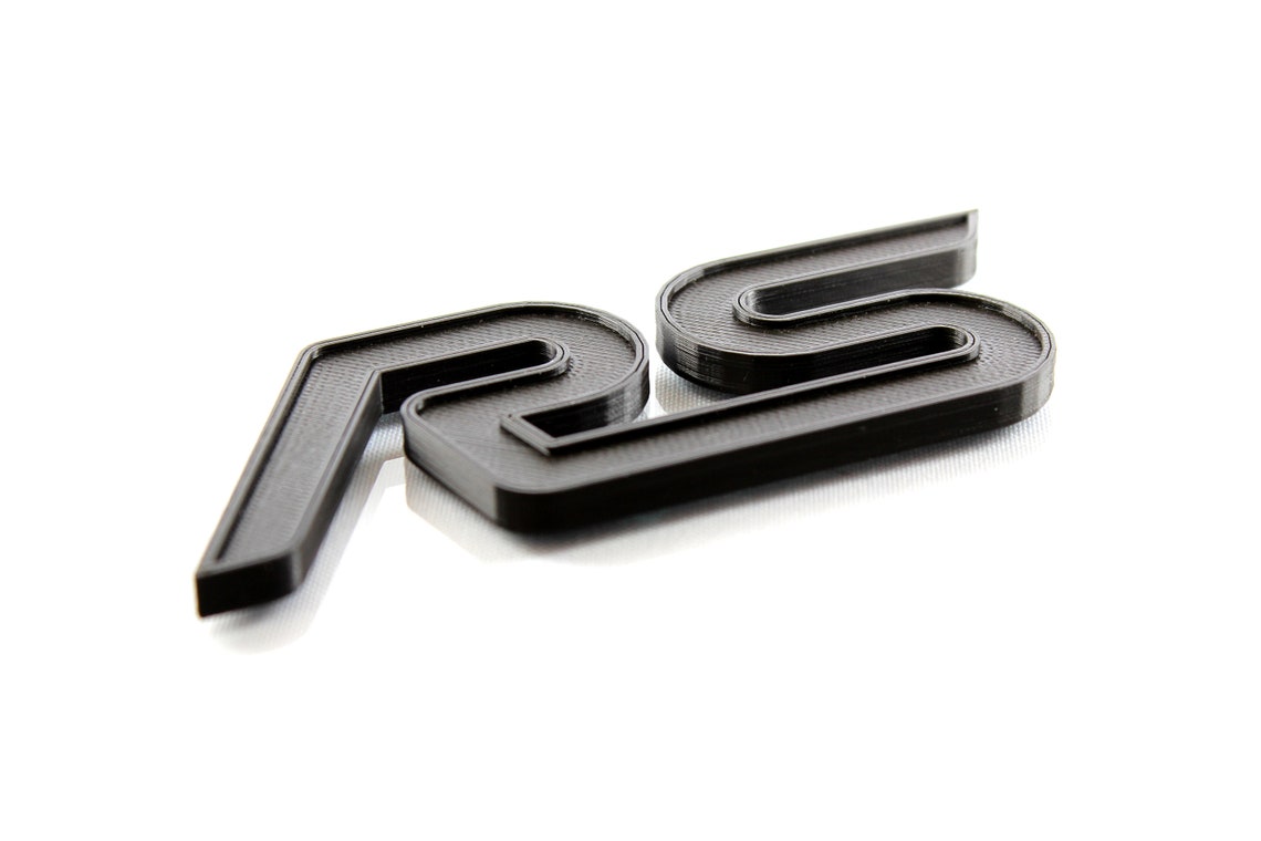 RS Emblem Badge for Ford Focus Black Logo Side Fender Decal - Etsy