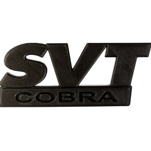 SVT Cobra Emblem for Ford Mustang Performance Badge Decal Black Logo - Etsy