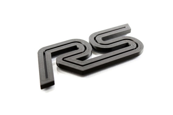 RS Emblem for Ford Focus MK1 Badge Black Decal Side Logo | Etsy