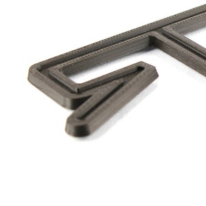 2x RTR Front Rear Replacement Emblem Badges for Ford Mustang Black Logo ...