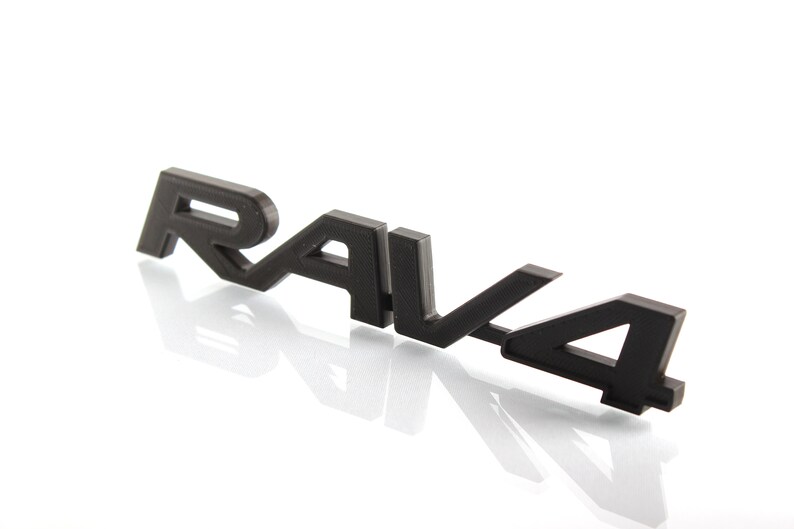 RAV4 Emblem for Toyota Black Logo Side Decal Badge - Etsy