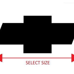 Chevy CUSTOM SIZE Skull Bowtie Grille Front Rear Replacement Logo for ...