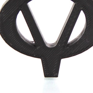 2x V8 Emblems for Ford Racing Badge Classic Black Logo Decal Matte Race ...