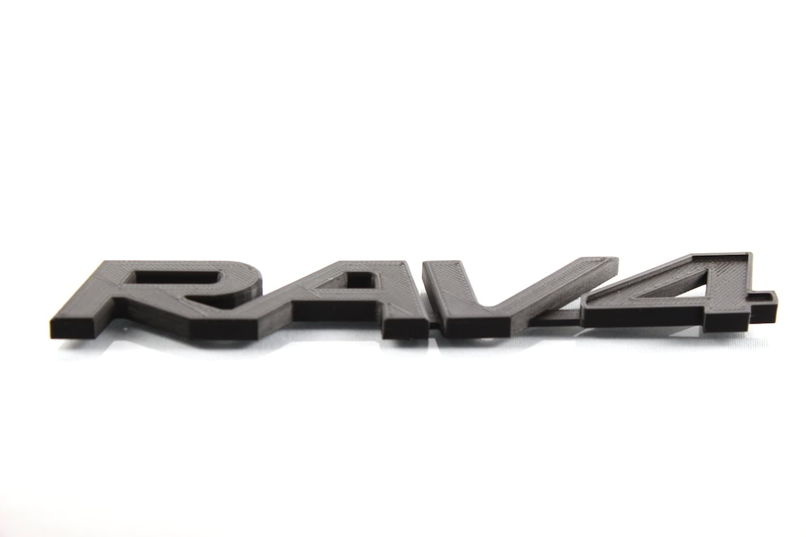 RAV4 Emblem for Toyota Black Logo Side Decal Badge - Etsy