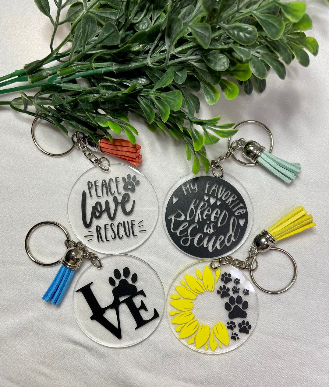 Rescue Acrylic Keychain Accessories| Keyring| Animals - Etsy