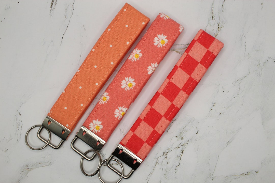 Retro Vintage Inspired Fabric Key Fobs| Chic| Aesthetic| Boho - Etsy