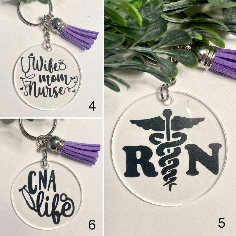 Nurse Keychains Nurse Appreciation Keychains Key - Etsy