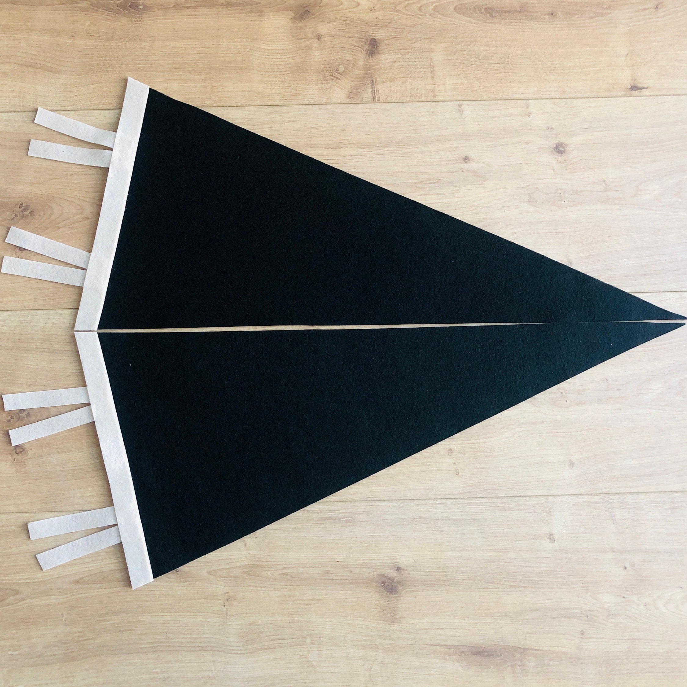 BLANK PENNANT, Blank Template, 10x25 Inch Blank Felt Pennant for ...