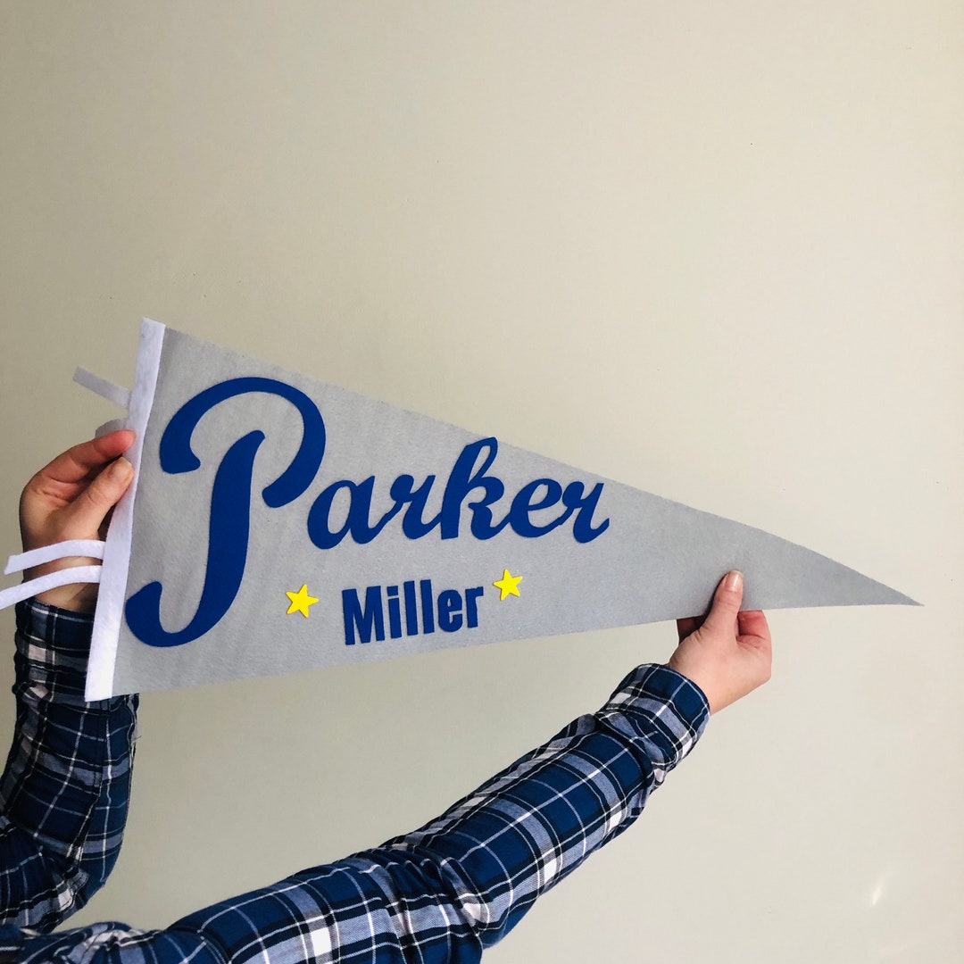 Custom Name Banner Name Pennants Personalized Name Birthday - Etsy