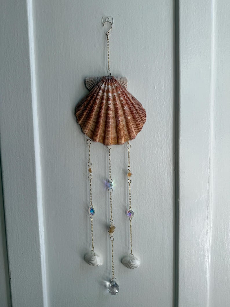 Seashell Suncatcher - Etsy