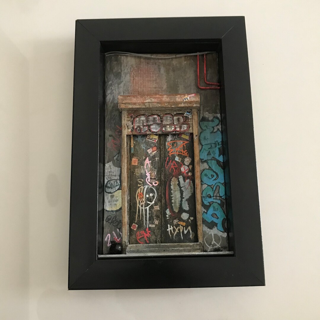 NYC Doors Frame Diorama Handmade - Etsy