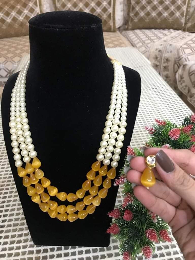 High Quality Multi Layered String Mala Kundan Mala Necklace , All ...