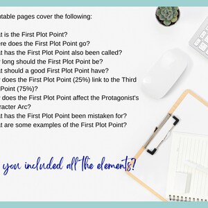25% How to Write a Novel First Plot Point Poster Bundle Printable ...