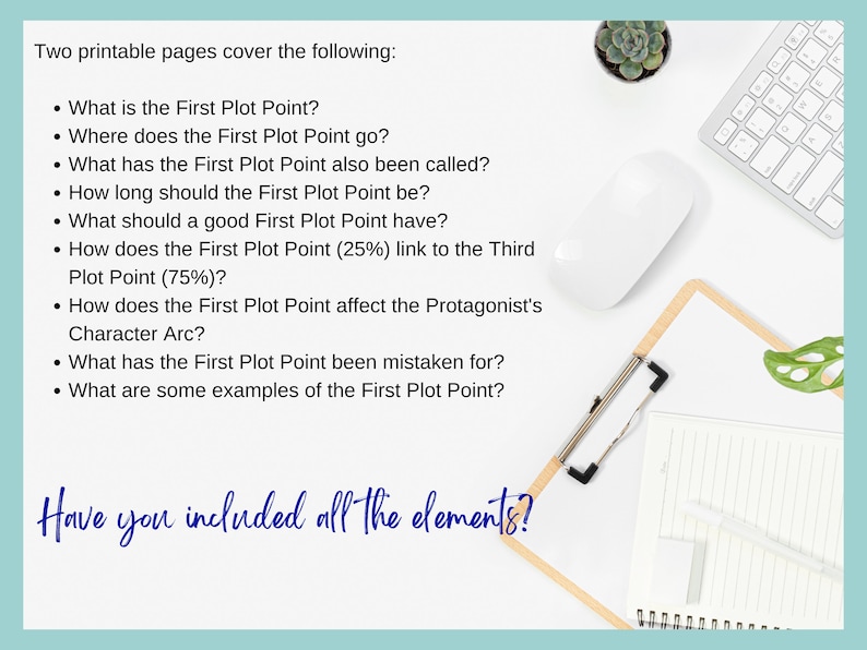 25% How to Write a Novel - First Plot Point Poster Bundle | Printable ...