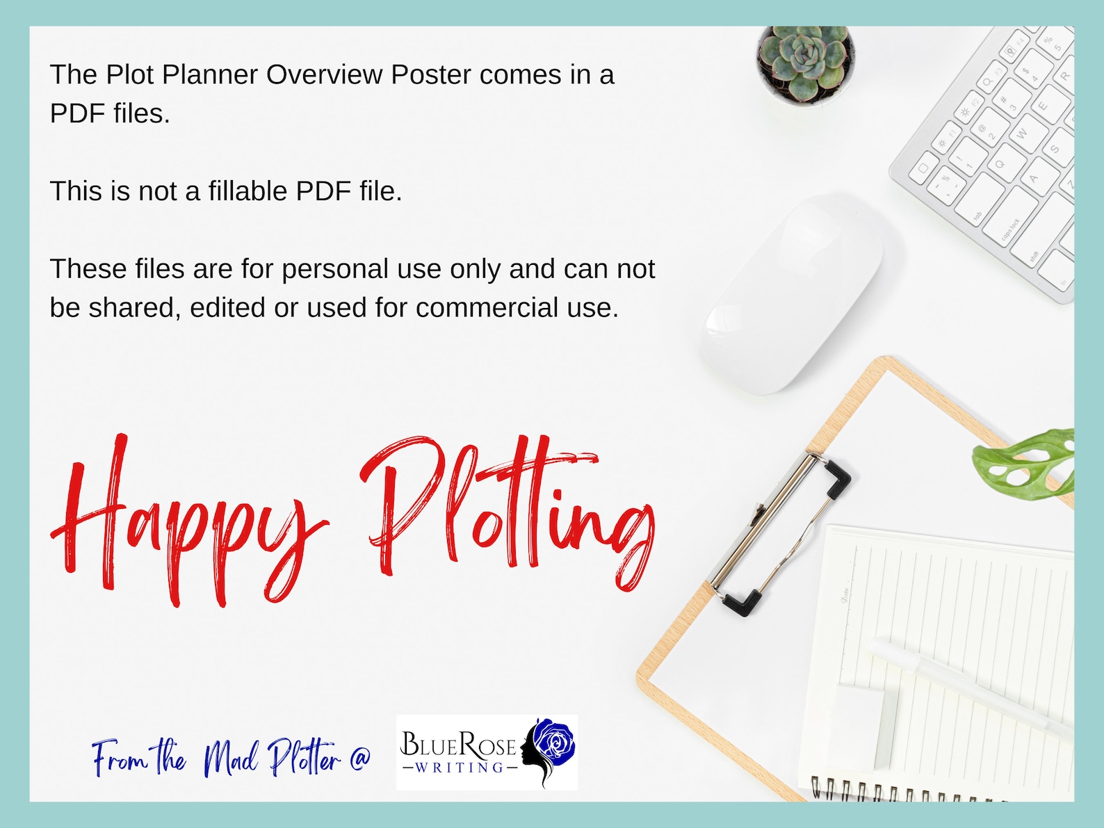 Plot Planner Overview Poster Writing Planner Outline Story | Etsy