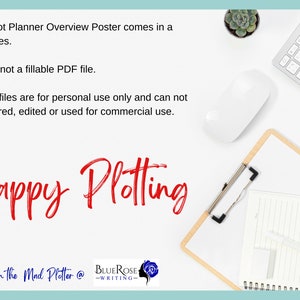 Plot Planner Overview Poster | Writing Planner | Outline Story ...