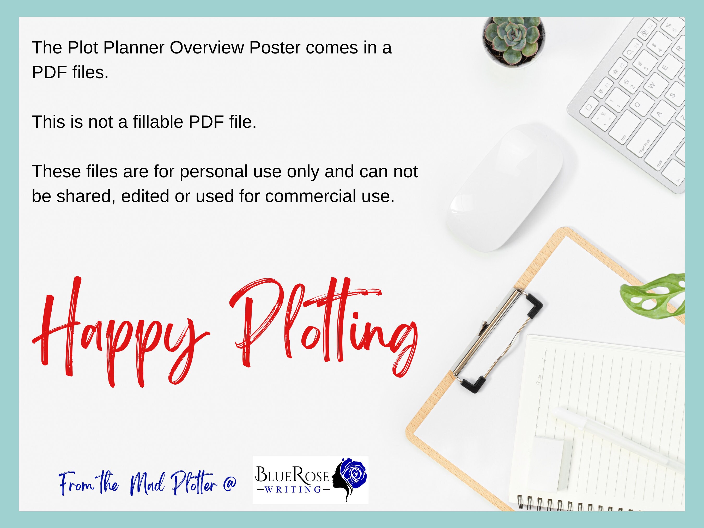 Plot Planner Overview Poster Writing Planner Outline Story - Etsy