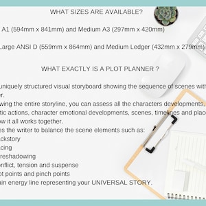 Protagonist Plot Planner | Creative Writing Organiser | Nanowrimo ...