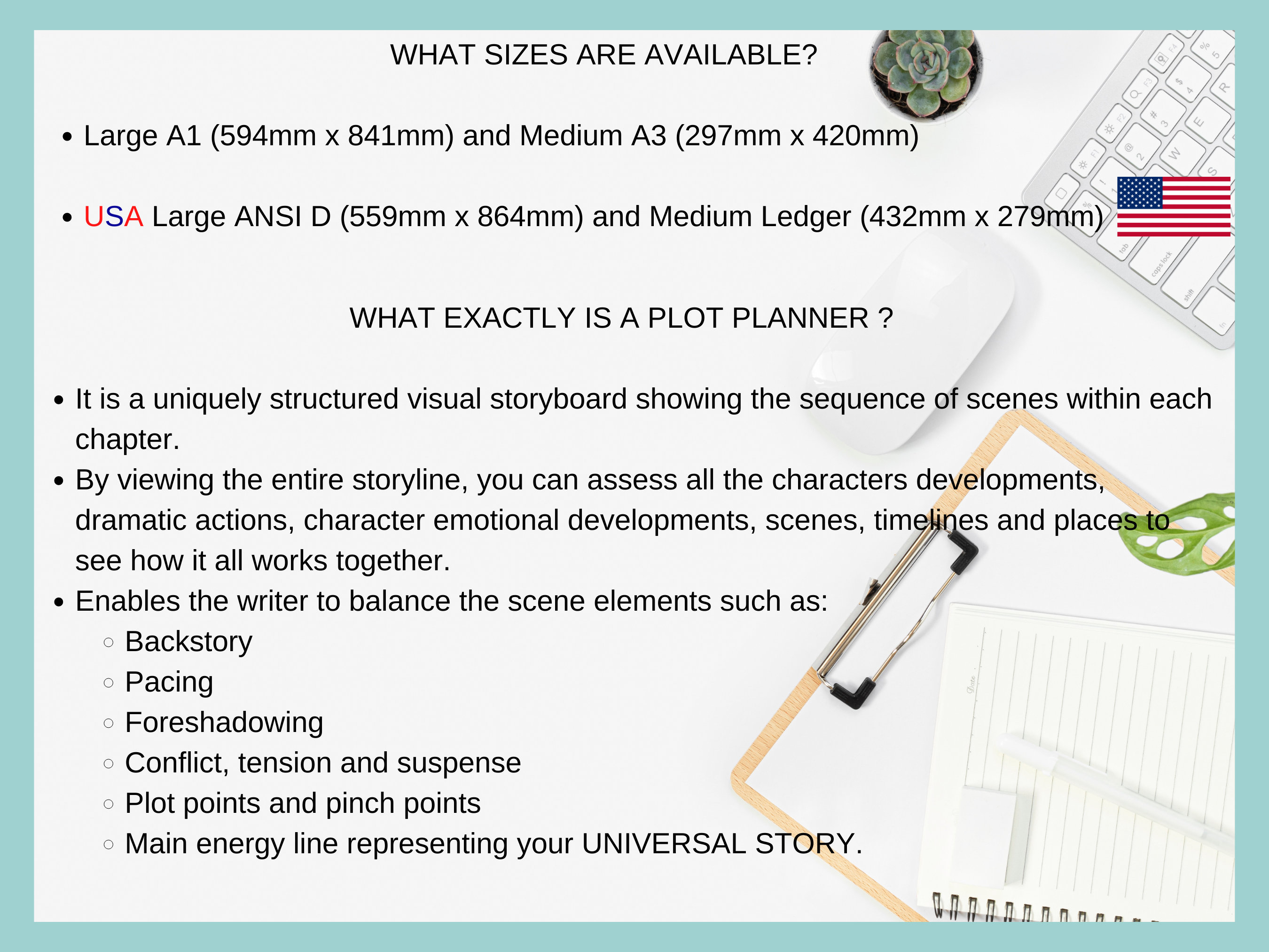 Protagonist Plot Planner | Creative Writing Organiser | Nanowrimo ...