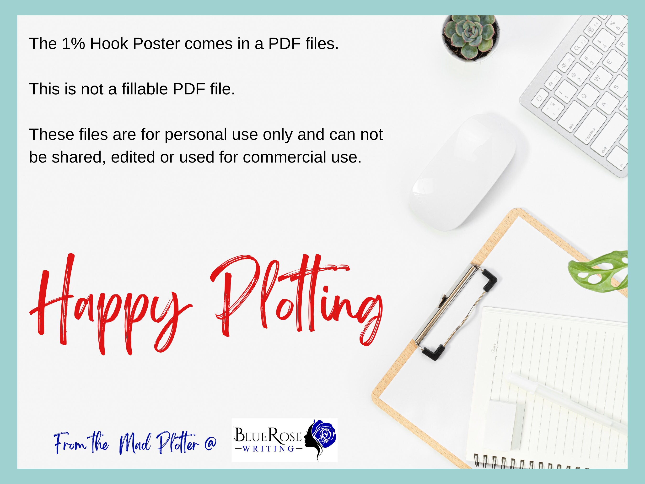 1% How to Write a Novel - Hook Poster | Writing a Book | Printable ...