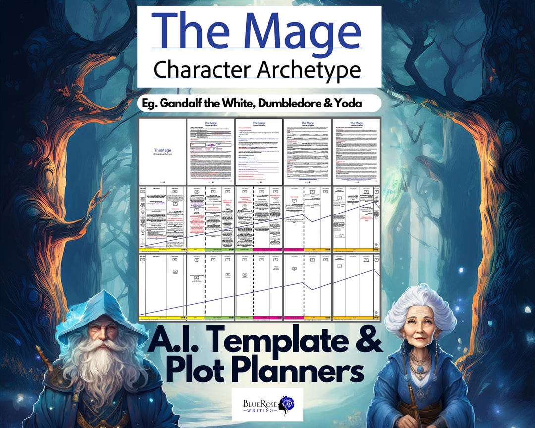 Mage Plot Planner | Novel Writing | Novel Planner | Plot Planner | Creative Writing | Nanowrimo ...