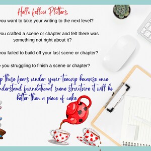 Scene Chapter Template | Story Planner | Printable PDF | Writing ...