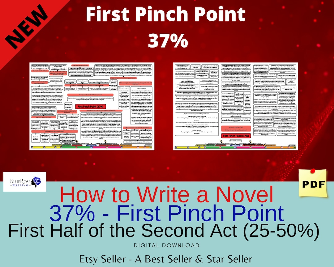 37% First Pinch Point Poster How to Write a Book Printable - Etsy