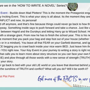 20% How to Write a Novel Key Event Poster Printable - Etsy Australia