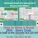 26% Story Goal Poster Set How to Write a Novel Printable Planner Plot ...