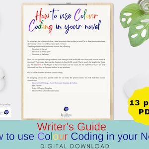 How to Use Colour Coding in Your Novel |colour Coding | Write Your ...