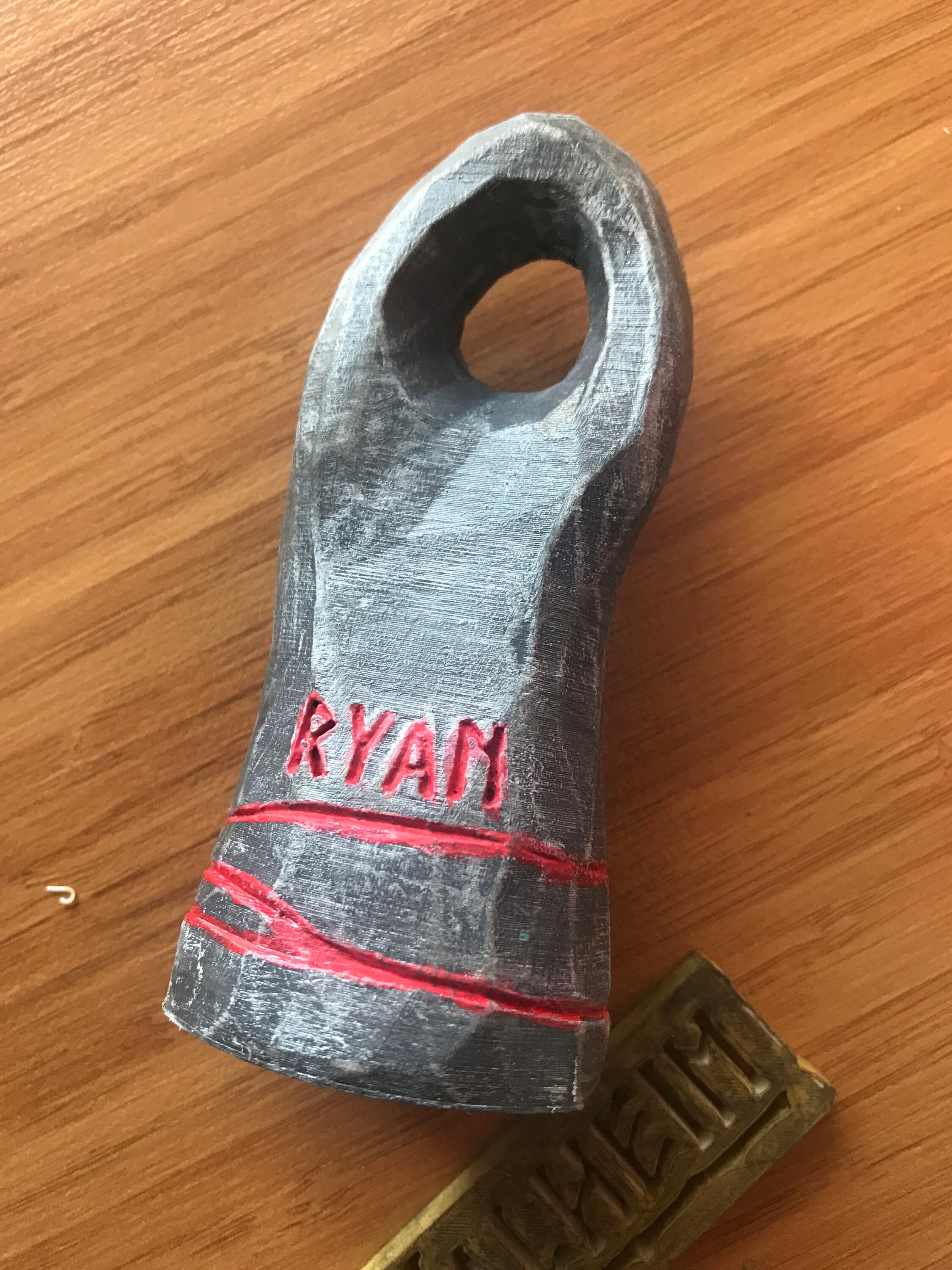 Valheim Inspired Tombstone Statue Figure 3D Printed Hand-painted ...