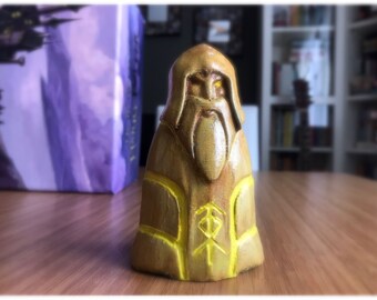 Valheim Inspired Tombstone Statue Figure 3D Printed - Etsy