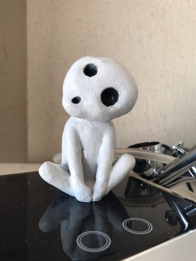 Kodama Tree Spirit 3D Figurine, Gift Home Decor Statue Sculpture - Etsy
