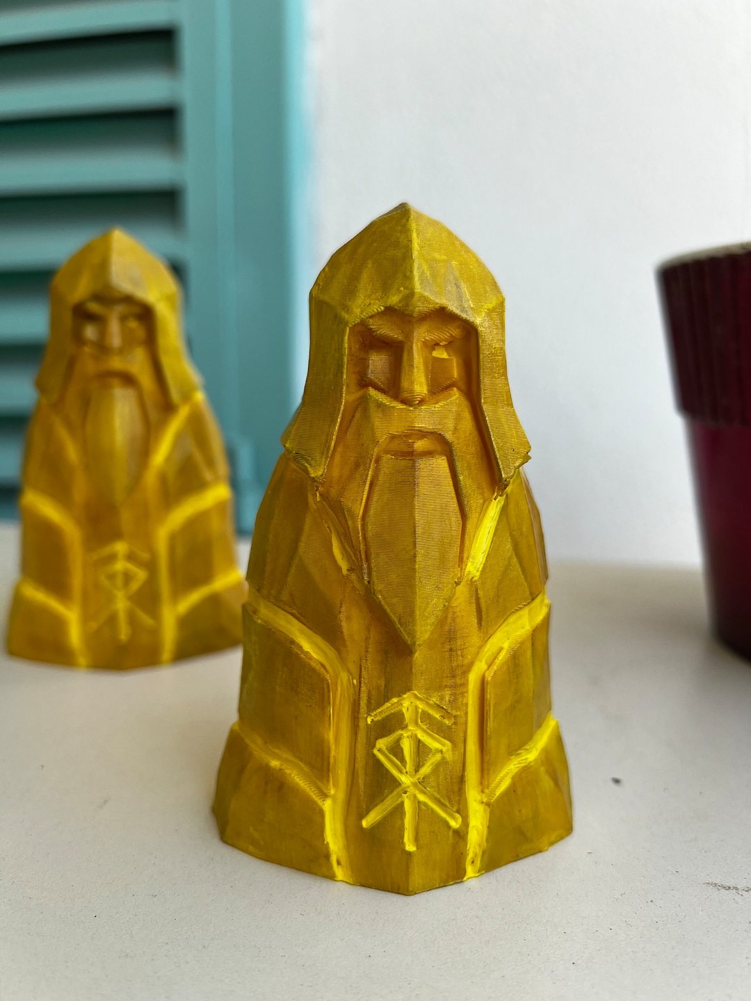 Valheim Inspired Ward Statue Figure 3D Printed Hand-painted - Etsy