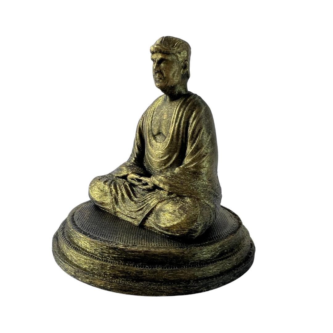 Trump Buddha Sculpture, 3D Printed Political Humor Decor - Etsy