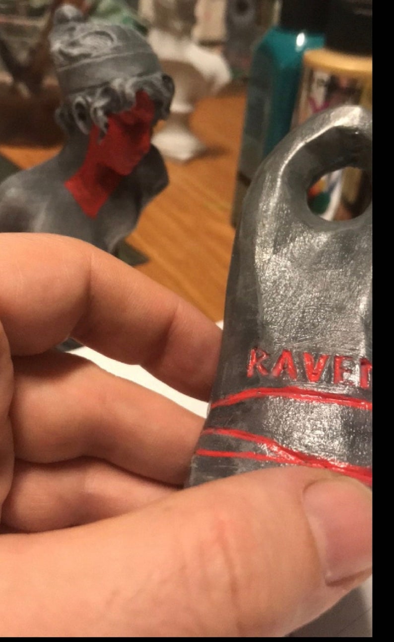 Valheim Inspired Tombstone Statue Figure 3D Printed - Etsy