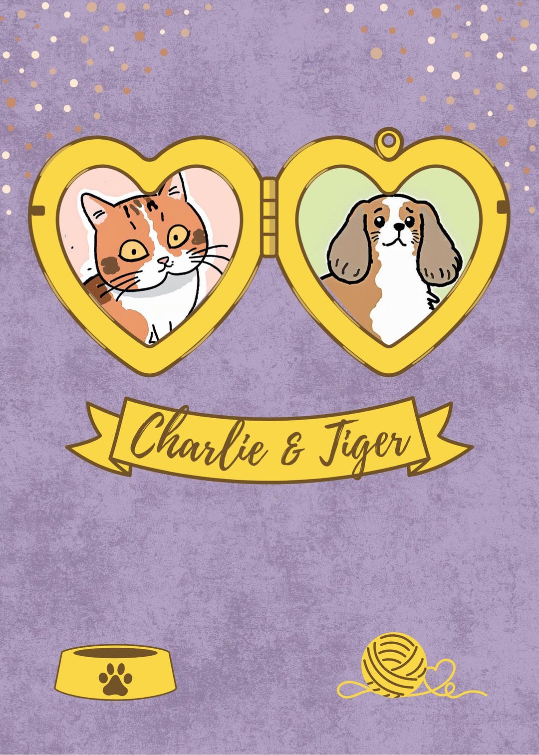 Custom Pet Locket Print - Unique Digital Download to Celebrate Your ...