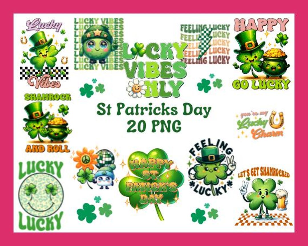 St Patricks Day, Happy St Patricks Day Bundle, Happy Saint Patricks Day ...