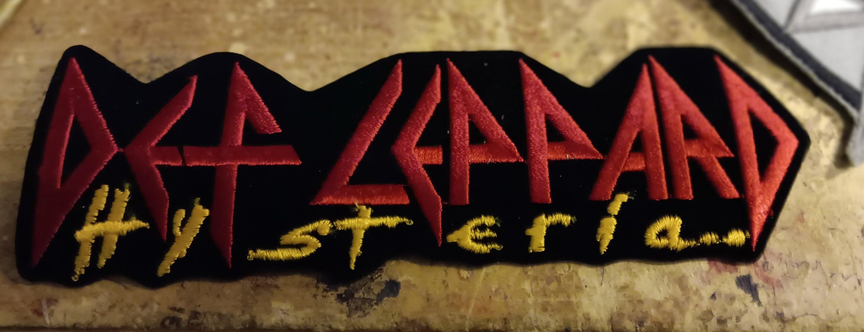 Def Leppard Patch Rare New Extra Large 1990s Original Collectible Etsy