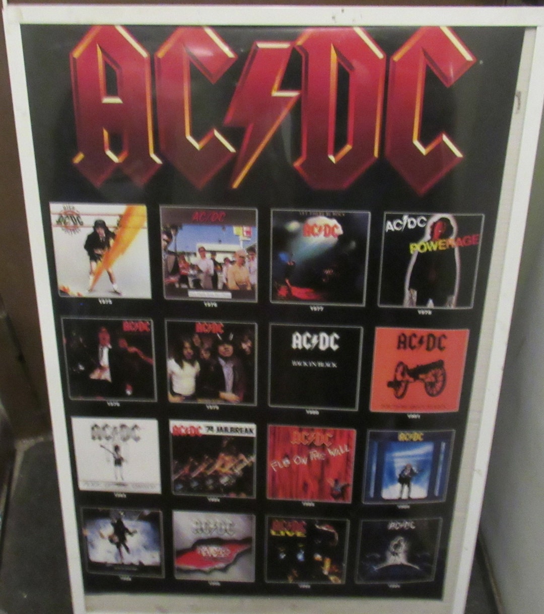 AC/DC ANGUS Poster New Sealed No Frame 2003 Original Rare Collectible ...