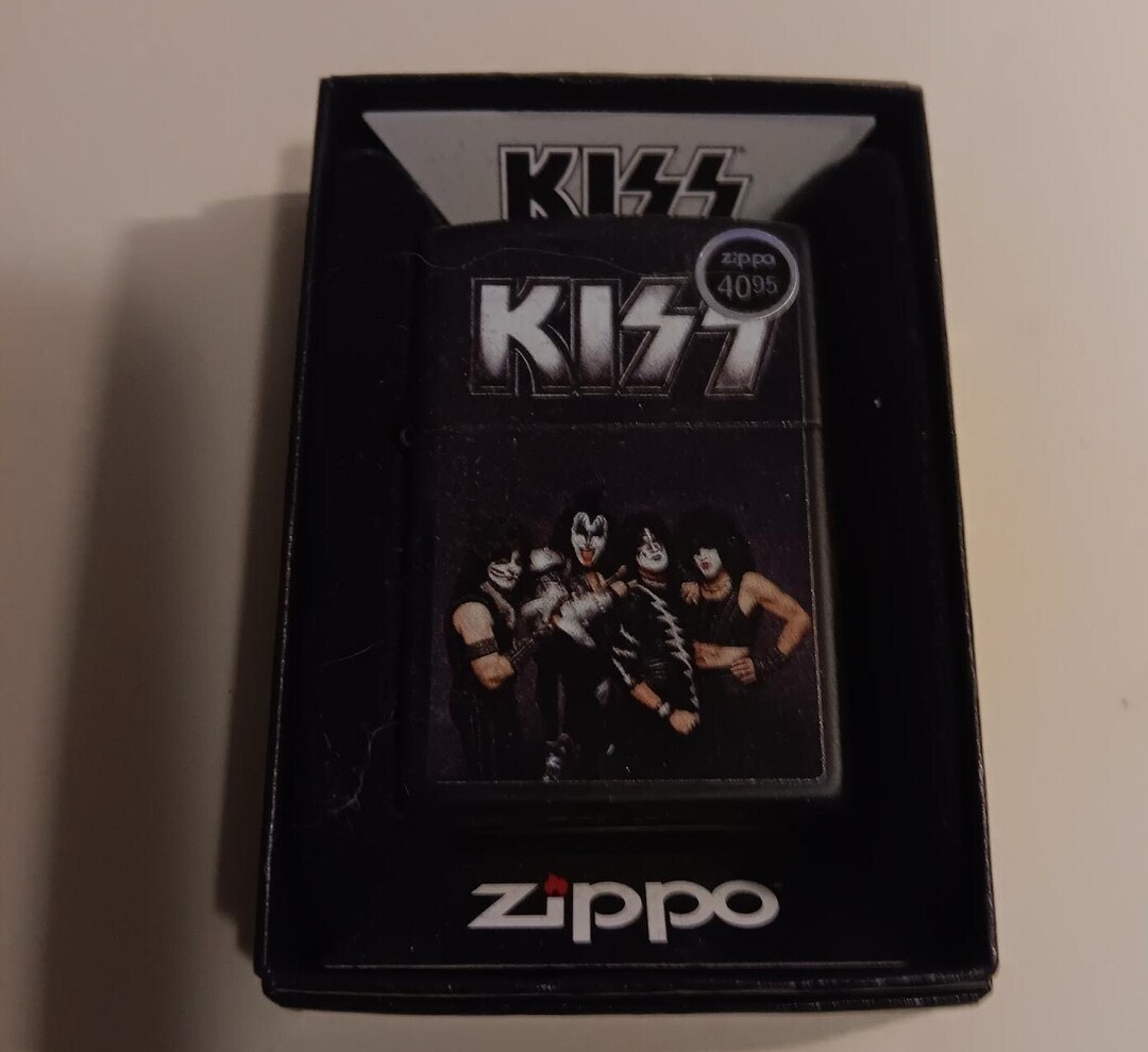 KISS ZIPPO Lighter New Future Collectible Not Used Case Included You ...