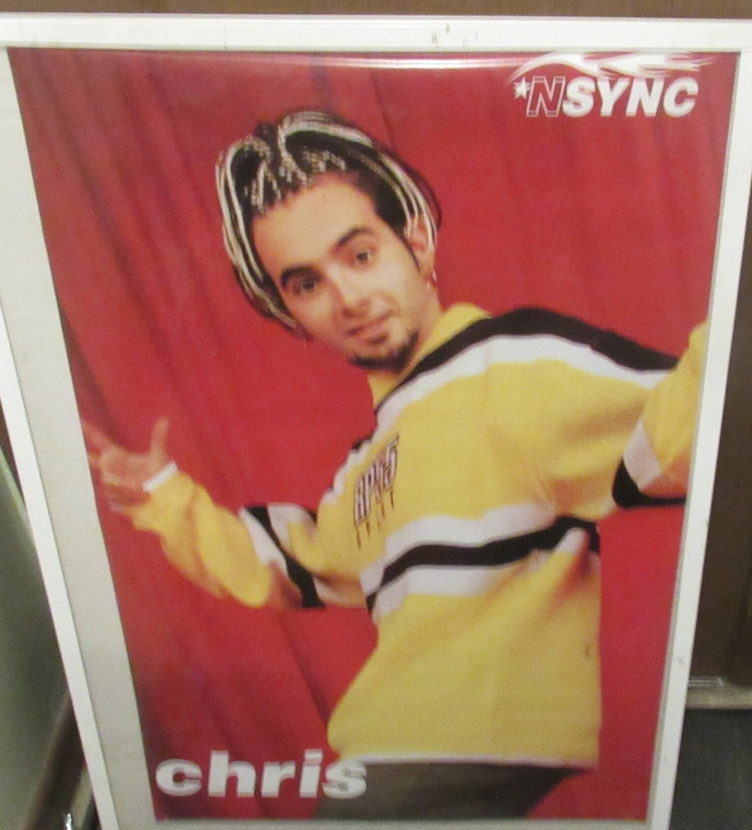 NSYNC CHRIS POSTER 1998 New Sealed Rare No Frame Collectible - Etsy