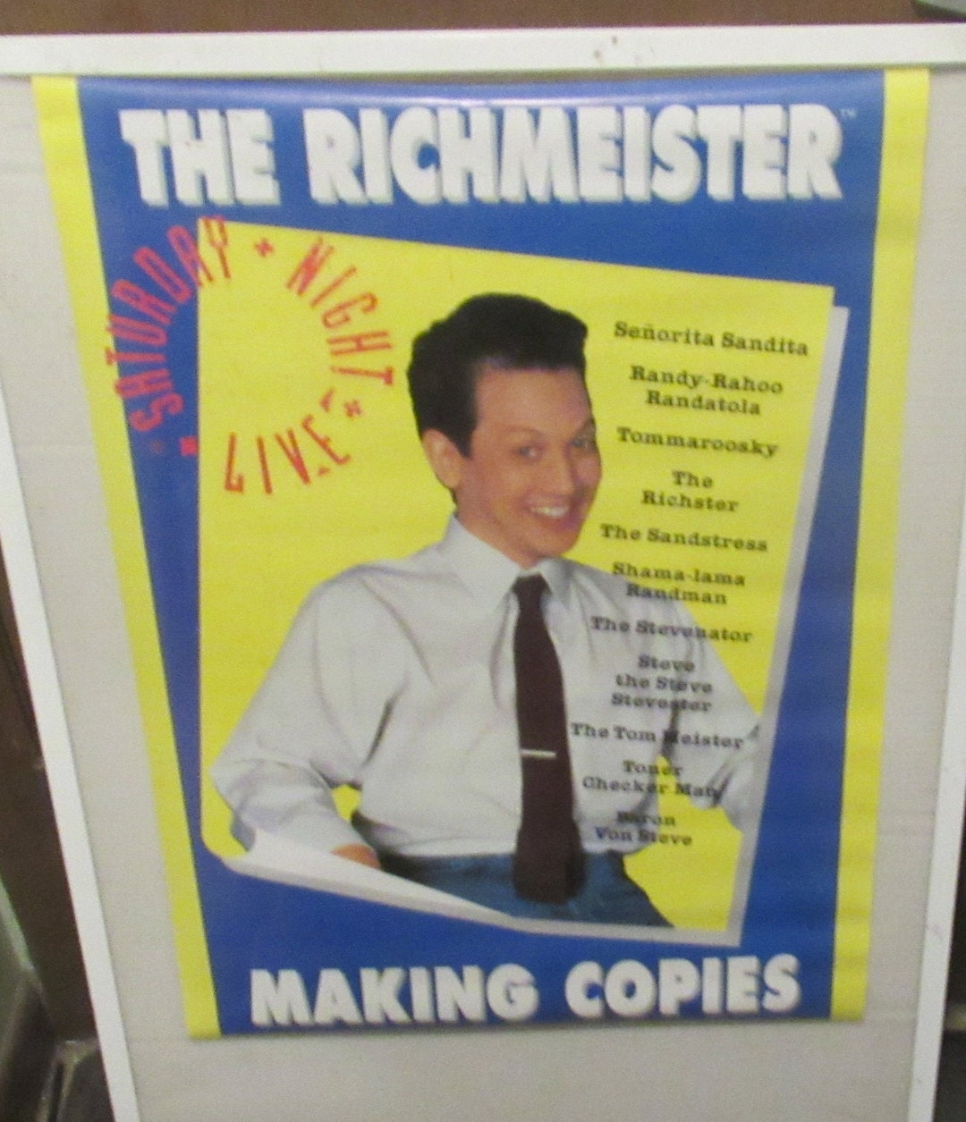 RICHMEISTER POSTER SNL 1991new Sealed Tv Late Nite Comedy No Frame ...