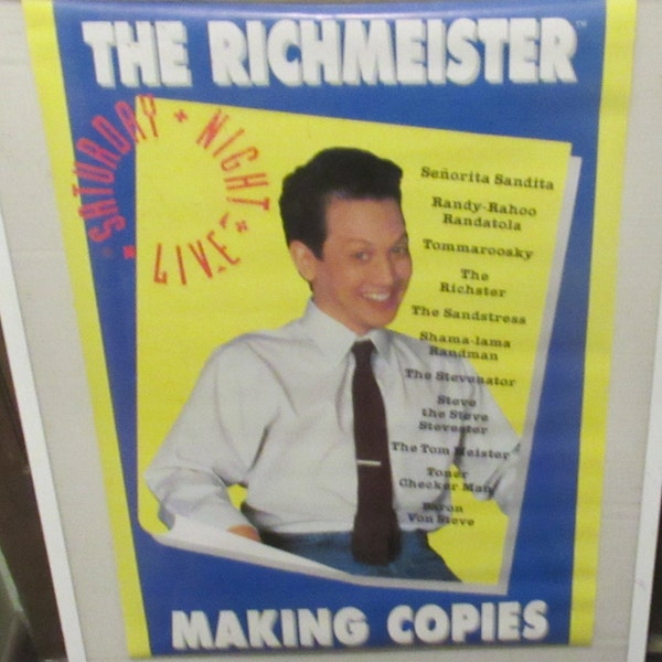 Vintage Snl Poster - Etsy