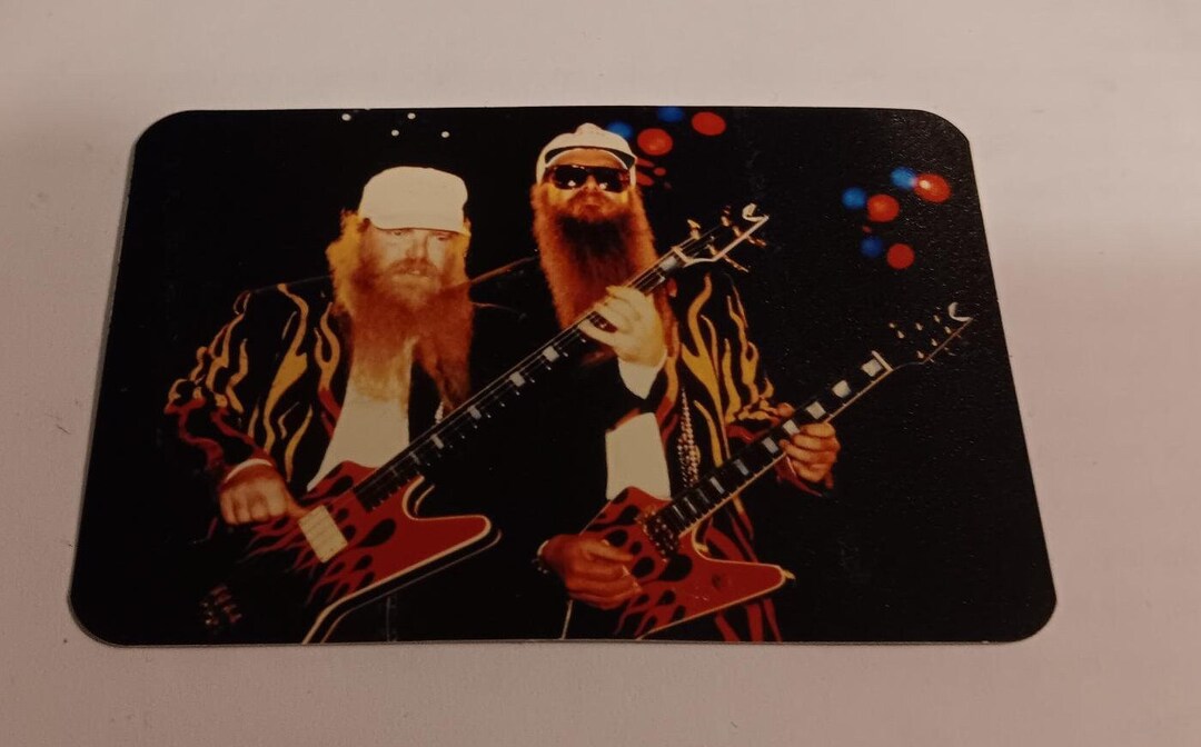 ZZ TOP Mini Poster Stickers New Early 80s Rare Vintage Collectible 3.5 ...